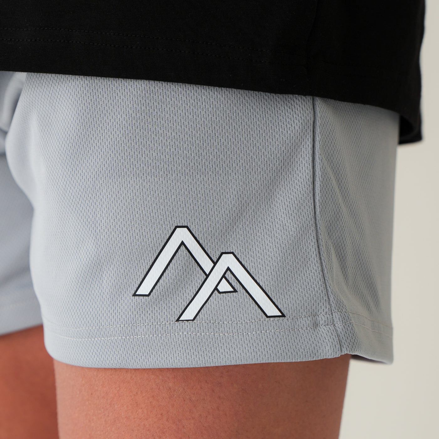 Mesh Lite Shorts - Soft Grey – Alpha Aesthetics South Africa